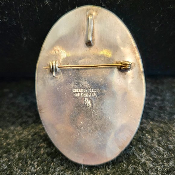 Hecko En Mexico | Jewelry | Vintage Silver Brass Inlay Onyx ...
